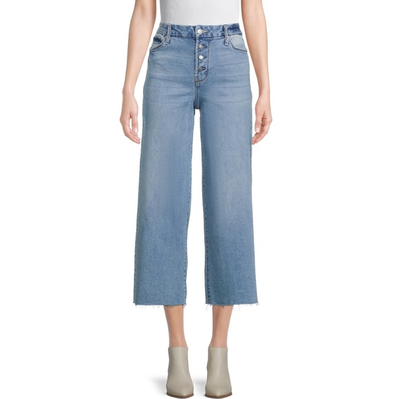 Time and Tru | Jeans | Nwt Time And Tru Womens High Rise Wide Leg Crop ...